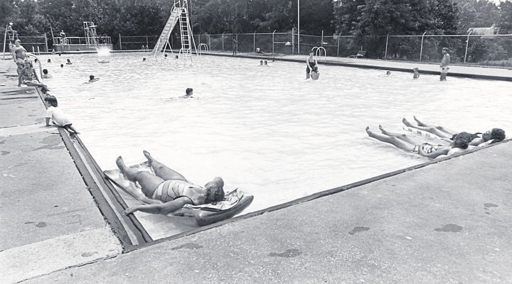 Old community pool location being transformed into park | Local News ...
