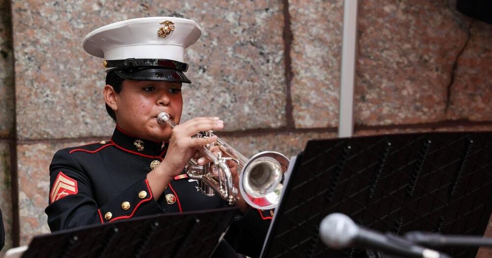 Quantico band members support 9/11 memorial ceremonies in New York City