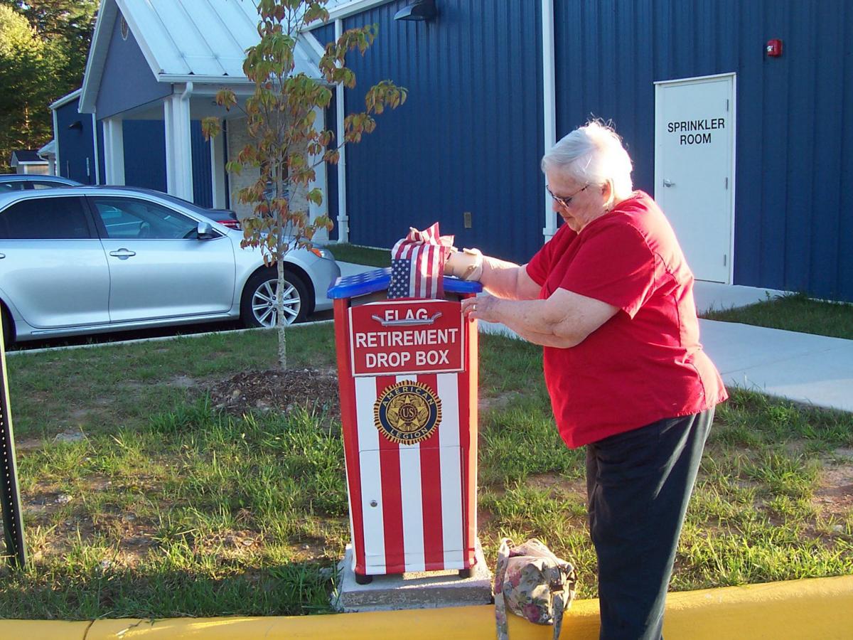 AMERICAN LEGION: Post 290 collects flags for retirement