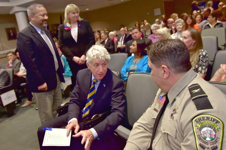 Domestic abuse survivor receives Stafford’s Molly Gill award