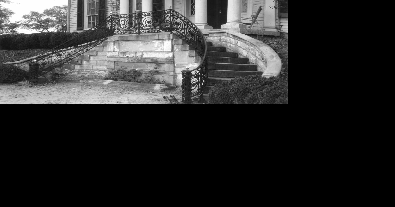 Belmont's historic front staircase gets assist from blacksmith with ...