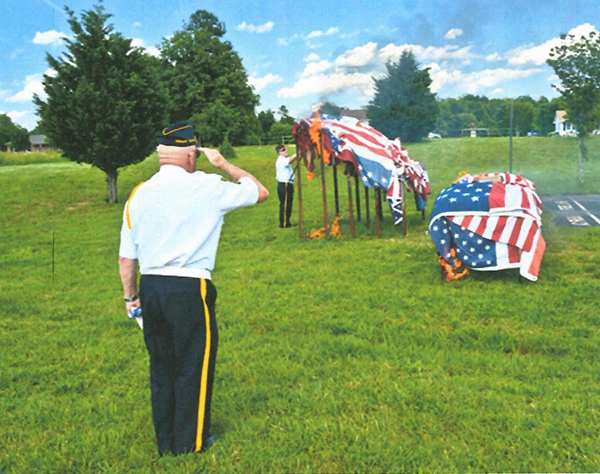 RETIREMENT>> Post gives flags proper salute