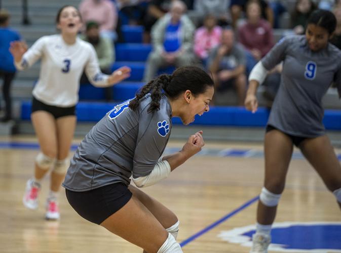 Battlefield District volleyball: Courtland defeats James Monroe in ...