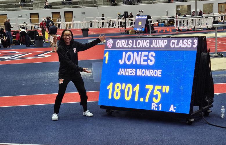 Jones brings home state long jump title for James Monroe