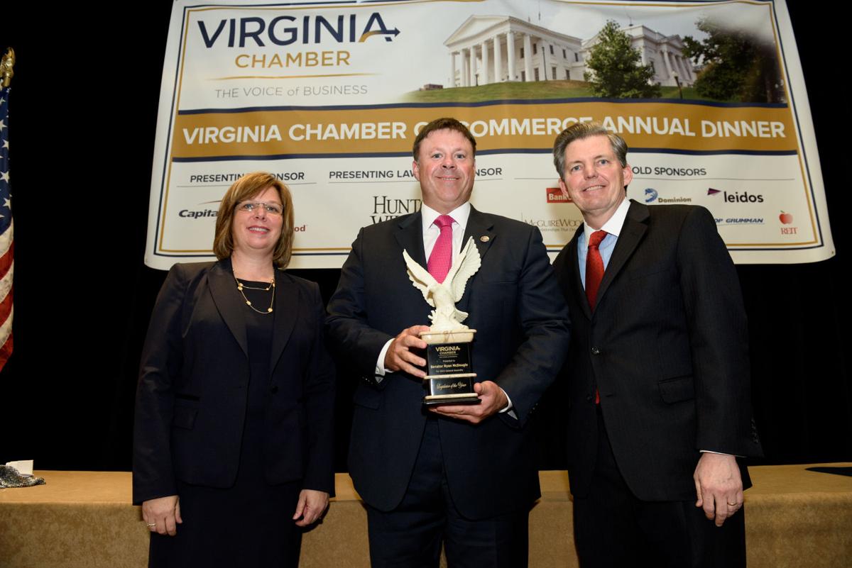 McDougle recognized at awards dinner