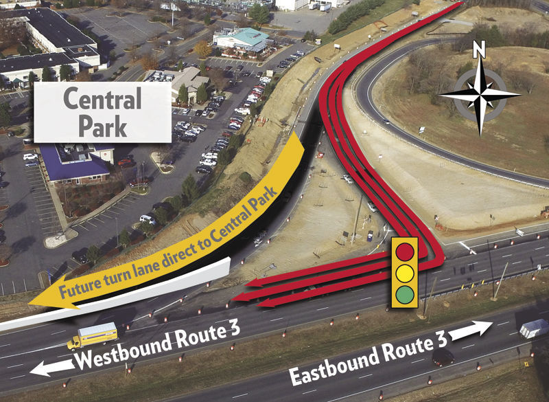 New Route 3 exit traffic pattern set to open