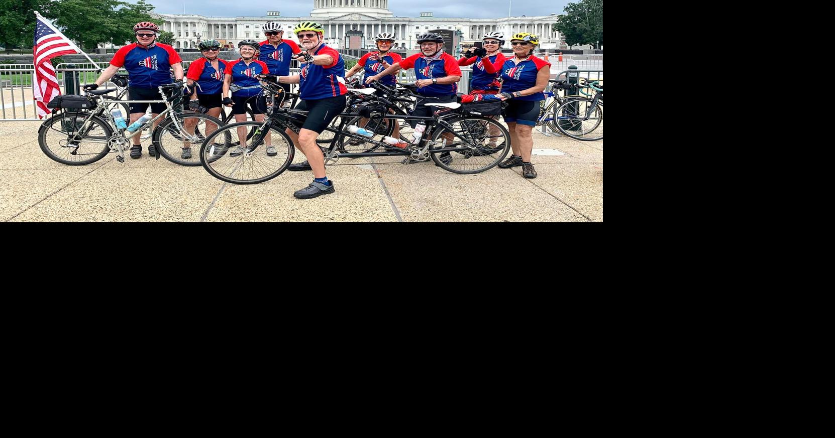 Bicycling events support organizations related to 9/11