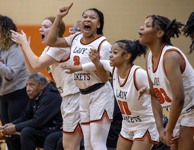 Girls' basketball: James Monroe shows it can play 'team ball', rallies ...