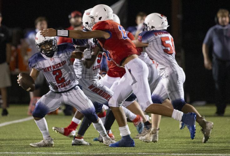 High school football: Competitive at start, undermanned St. Michael ...