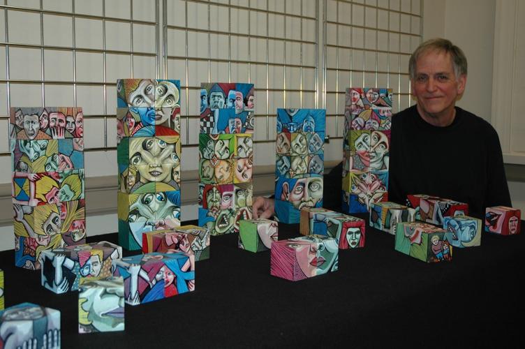 Allen Garrett brings his 'blockheads' to Sidney E. King Art Center