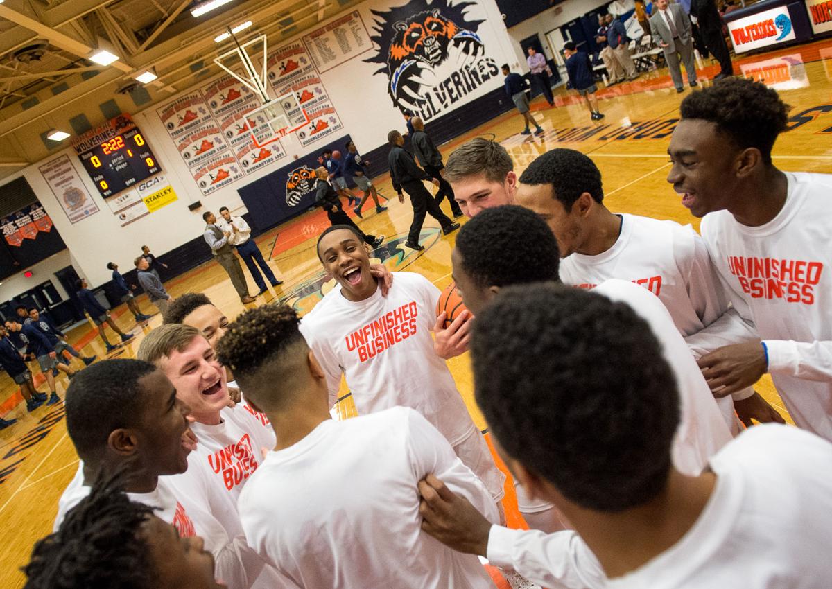 Colonial Forge at North Stafford boys basketball