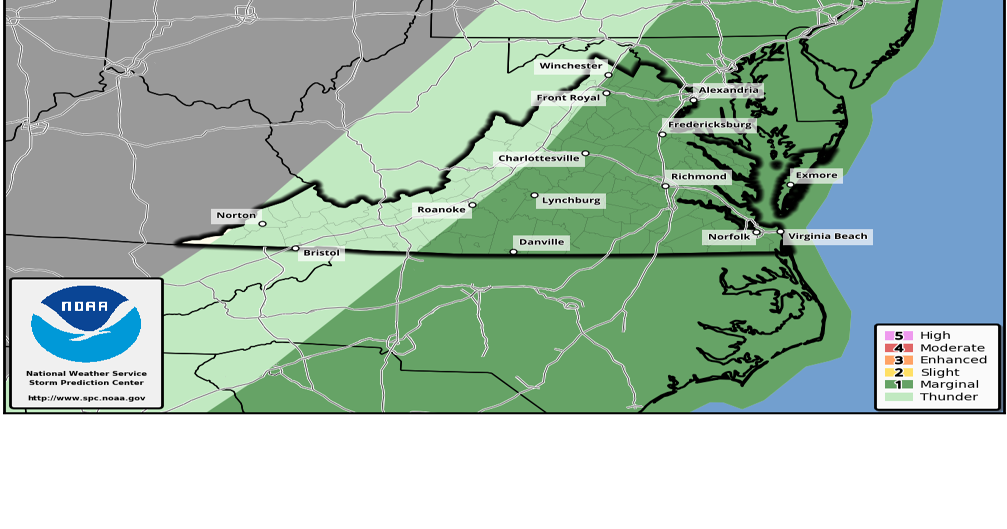 FREDERICKSBURG AREA WEATHER: Warm front is poised to heat up the region