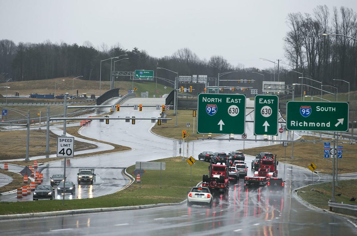 Traffic flowing through new diamond interchange in Stafford | Local ...