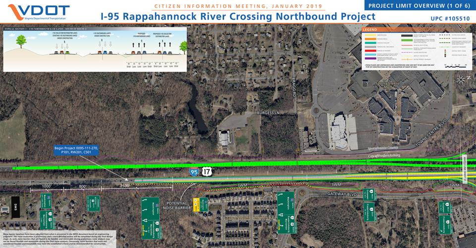 VDOT unveils updated plans for I–95 northbound river crossing