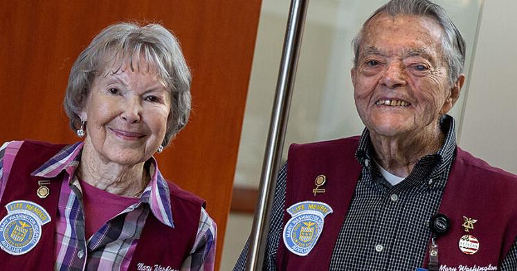 In their 90s, hospital volunteers 'continue to help others'