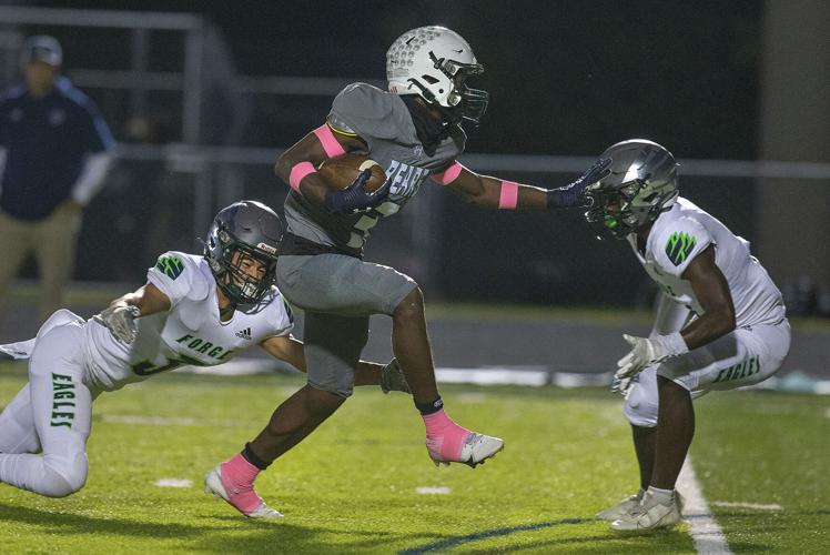 High school football: Bryson's five TDs leads Colonial Forge over Riverbend