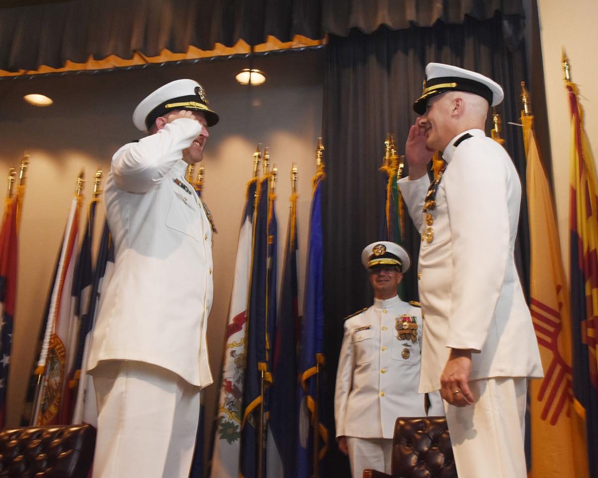 Naval Support Activity South Potomac conducts change of command ceremony