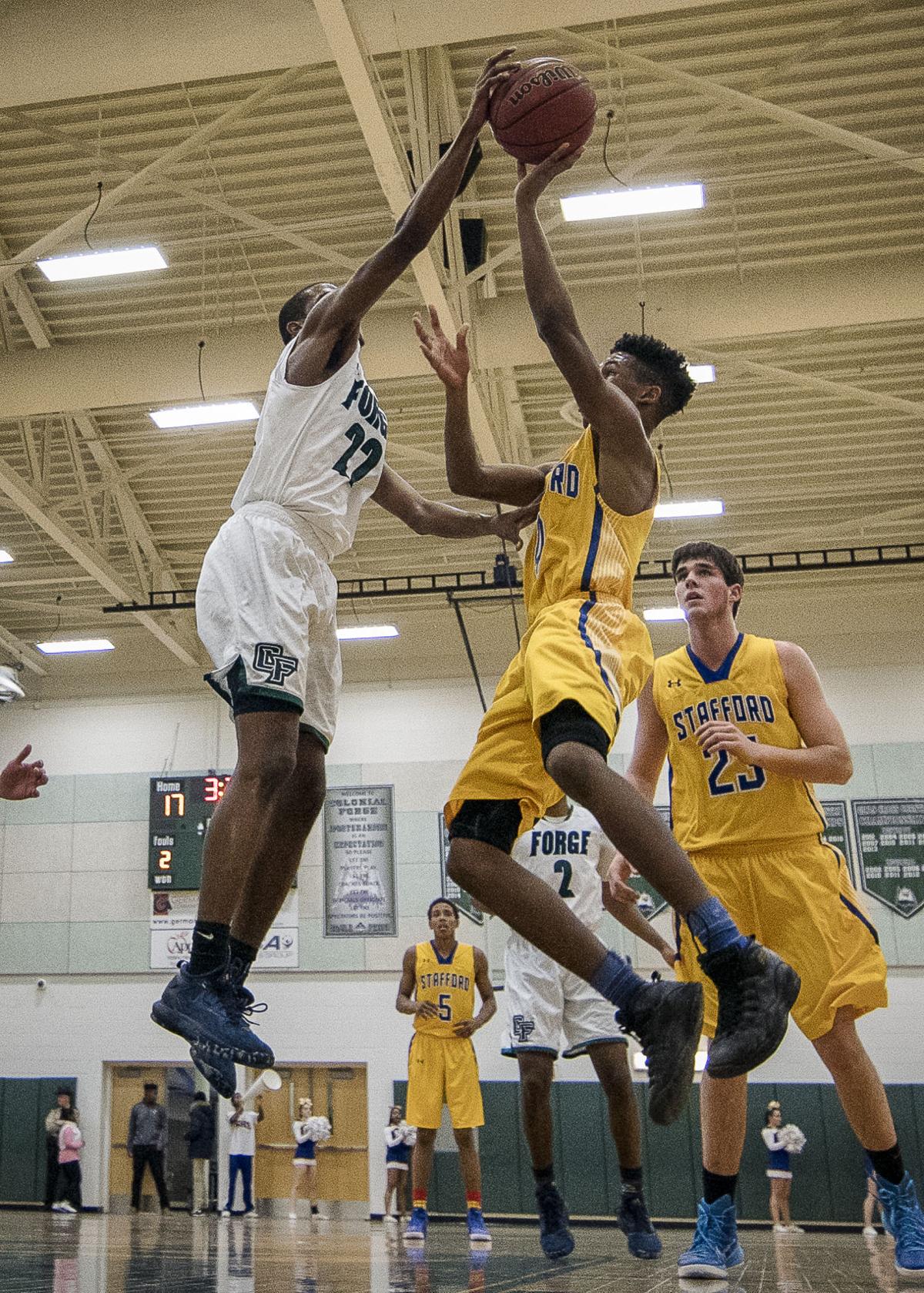 High school boys basketball: Colonial Forge finally finds closing ...
