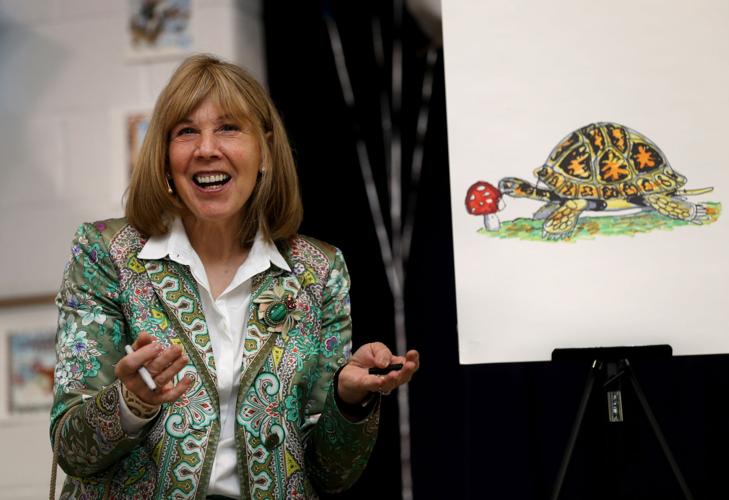 Bestselling children’s author Jan Brett visits Moncure Elementary in ...