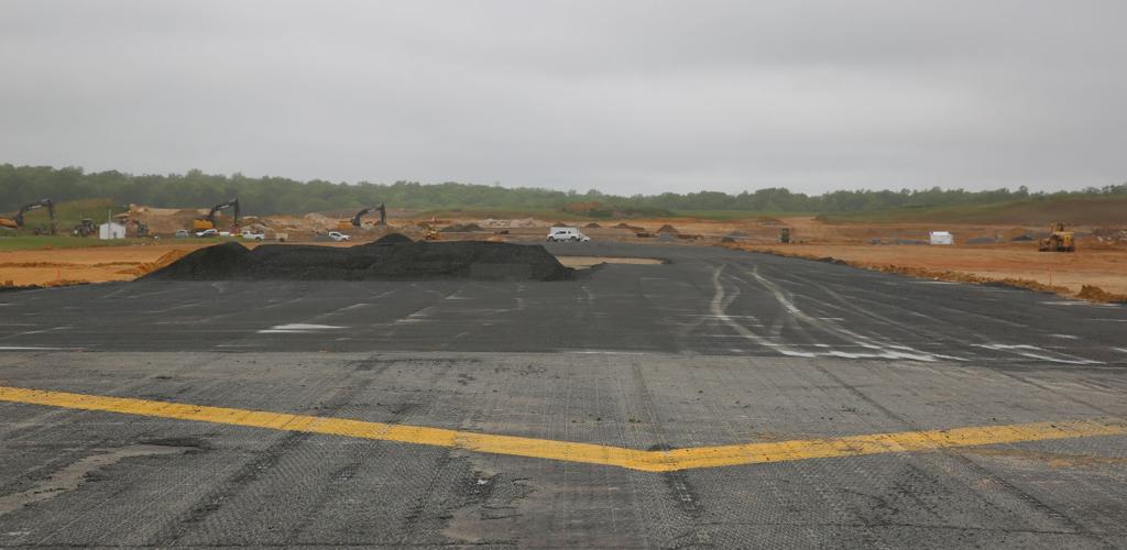 Work continues on Stafford runway extension, new airplane hangar