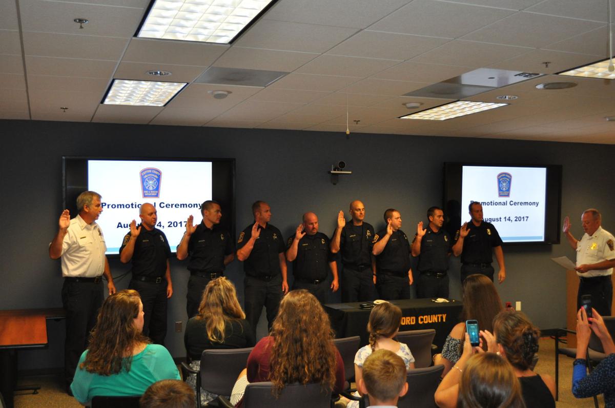 Stafford County Fire and Rescue promotes 12