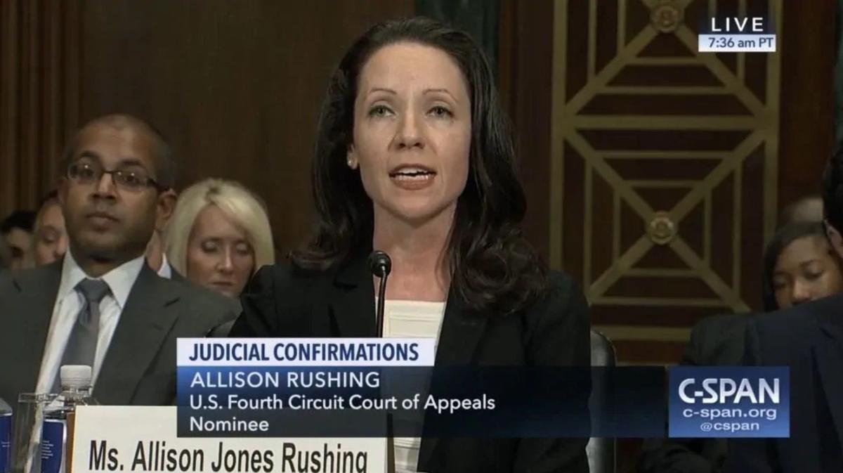 Judge confirmed to Richmond-based federal appeals court despite ...