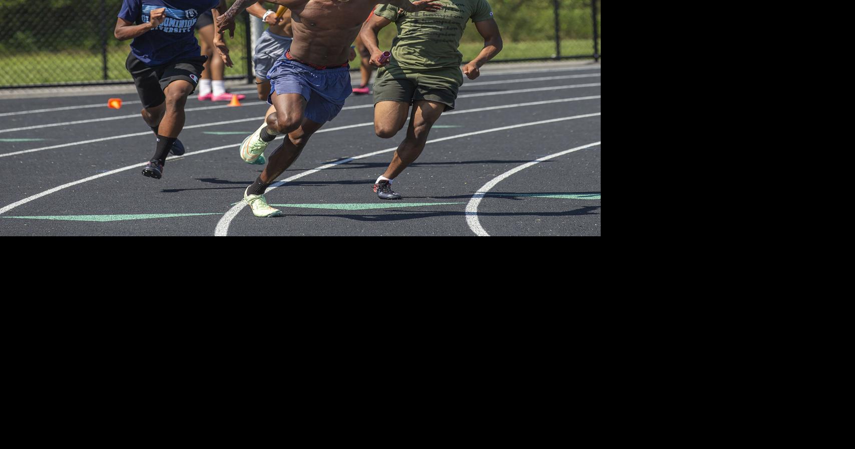 Colonial Forge 4x100 relay team eyes repeat state title
