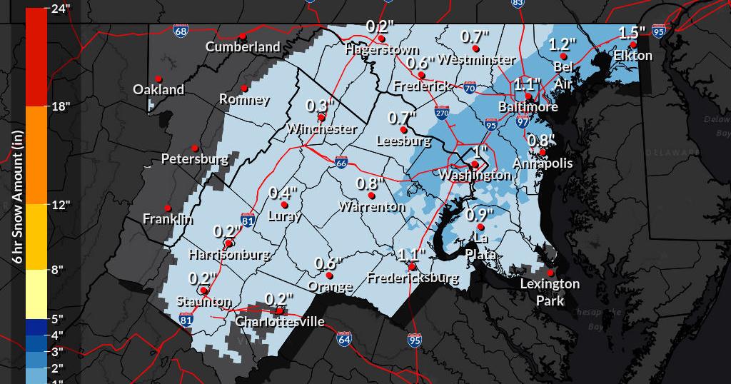 FREDERICKSBURG AREA WEATHER: More snow headed our way?