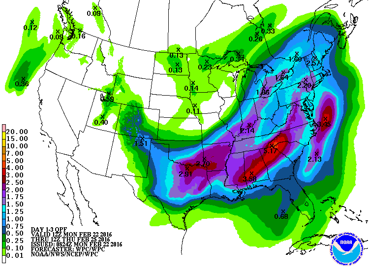 Weather blog: Lots of rain on the way for first half of week