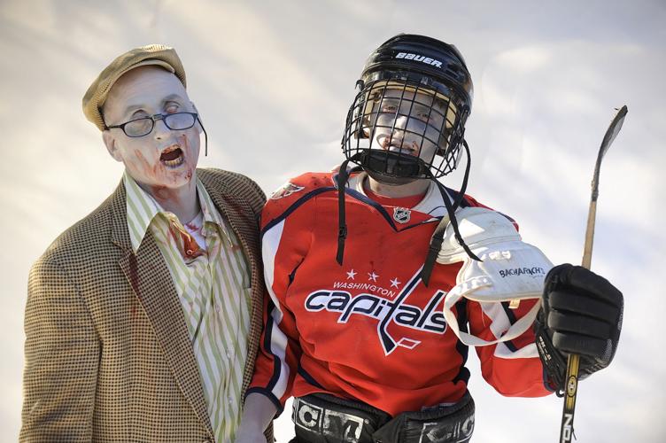 Zombies clog Fredericksburg streets — for a good cause