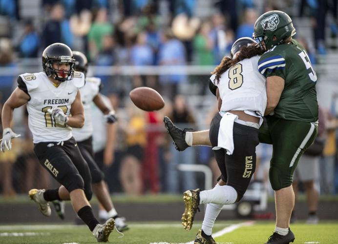 High school football: Riverbend's poor ball security allows Freedom to ...