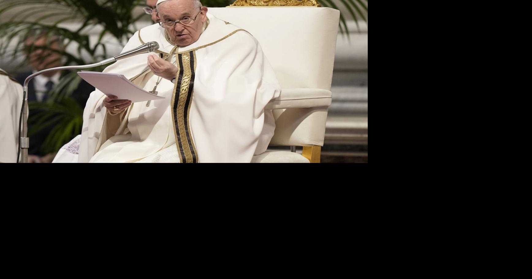 Pope Francis misses Good Friday event; most oppose Social Security ...