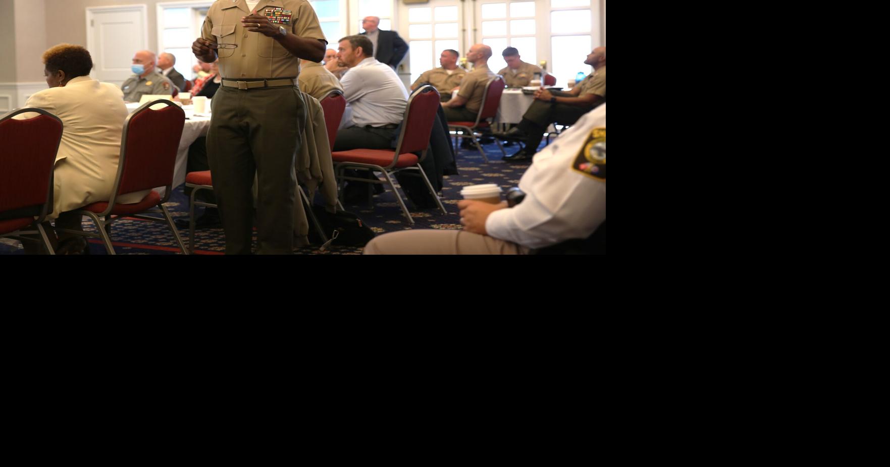 Quantico commander updates area officials on status of the base