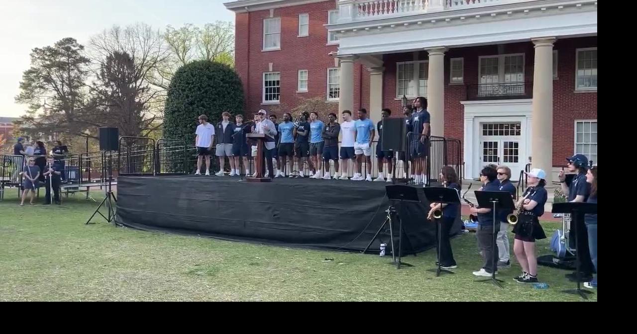 WATCH: UMW President Dr. Troy Paino raves about the men's basketball team