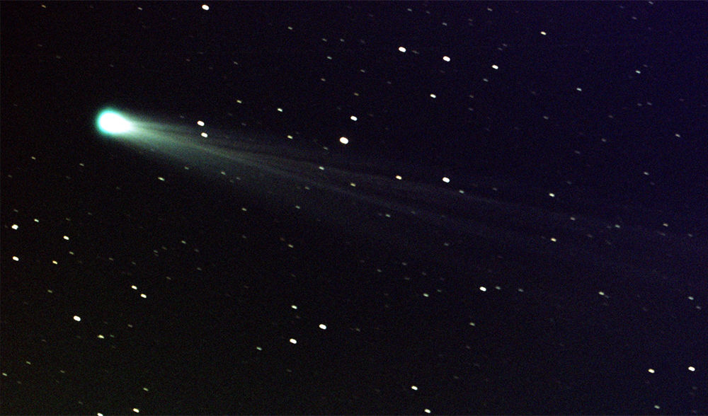 Watch a full moon, lunar eclipse and comet all in one night