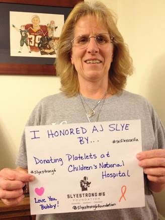 Family of A.J. Slye starts online tribute #SelflessSelfie