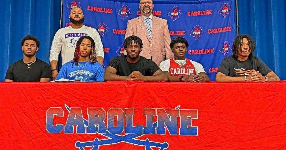 Caroline football sets program record with seven signees