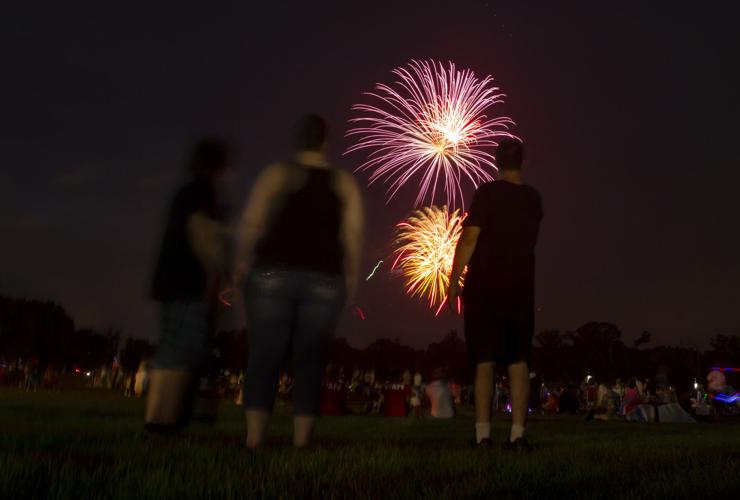 computer glitch fireworks