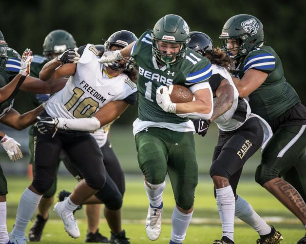 High school football: Riverbend's poor ball security allows Freedom to ...