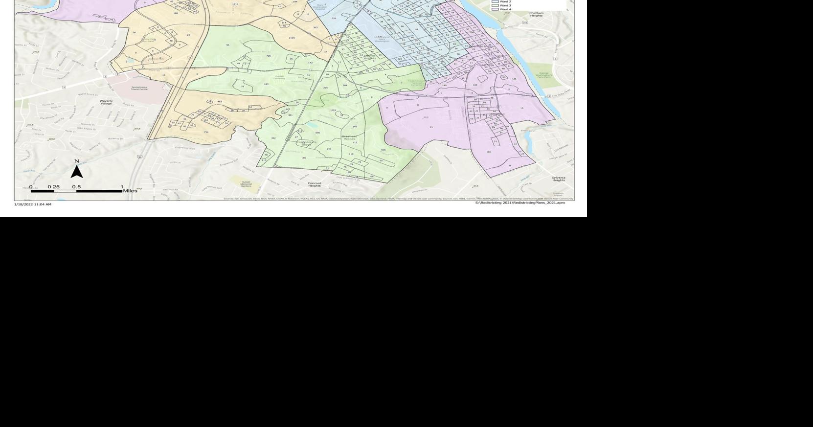 Fredericksburg City Council approves resident's plan for new ward lines