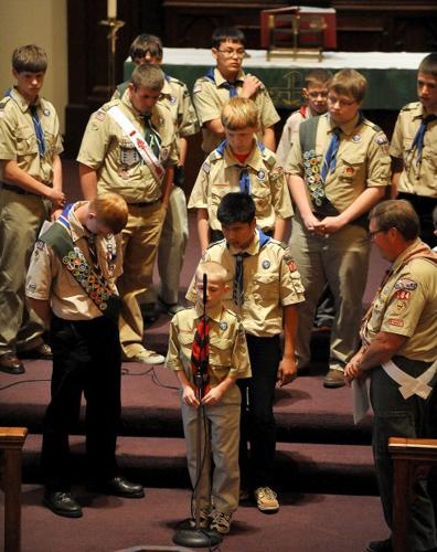 Scout troop offers its prayers for Walling