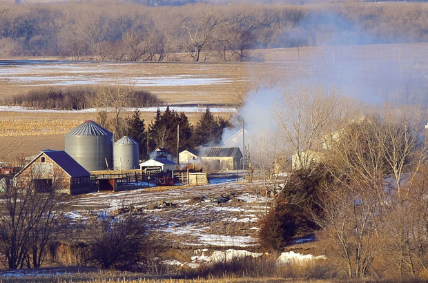 Fire north of Scribner destroys corn crib, tractor