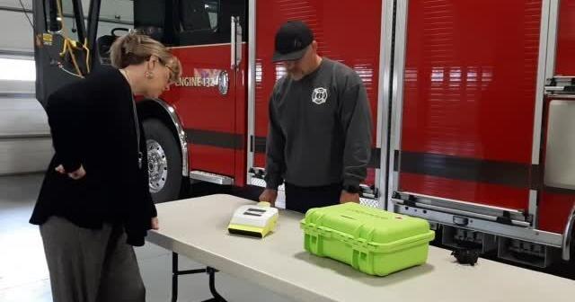 Fremont firefighters training with AquaEye