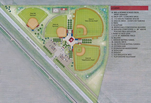 Final design of baseball complex unveiled