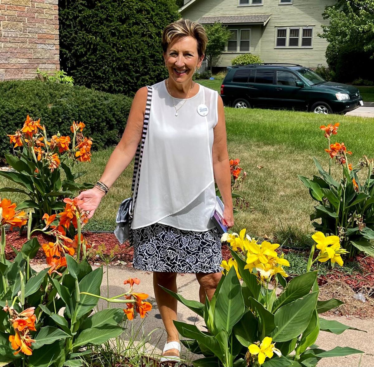 Patty Pansing Brooks campaigns in Fremont