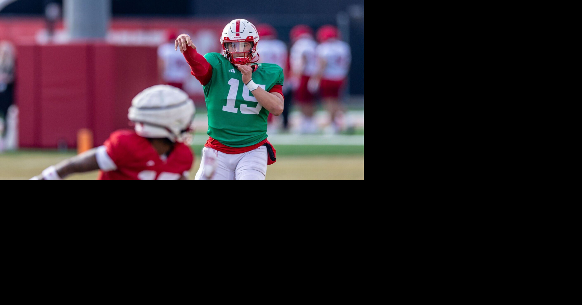 Nebraska QB Dylan Raiola scrimmaged like he was at 'recess'
