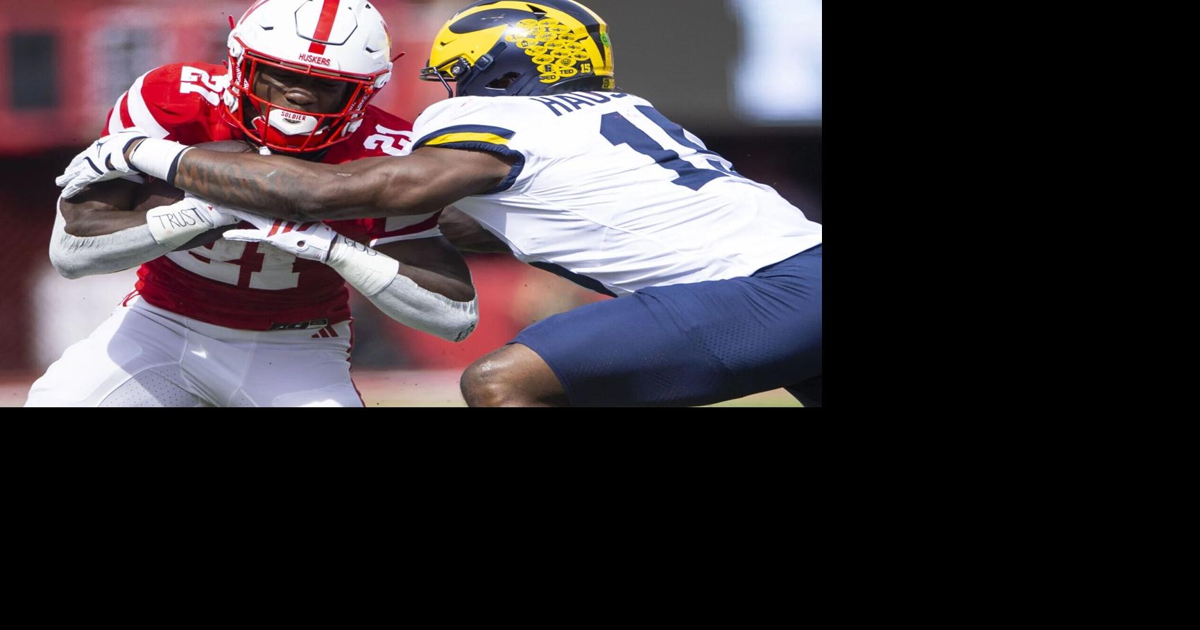 Michigan interim coach Biff Poggi praises defense, Hausmann after win at Nebraska