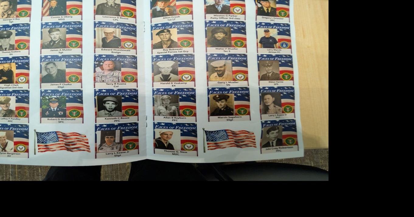 Faces of Freedom banners will be unveiled May 2 in Fremont
