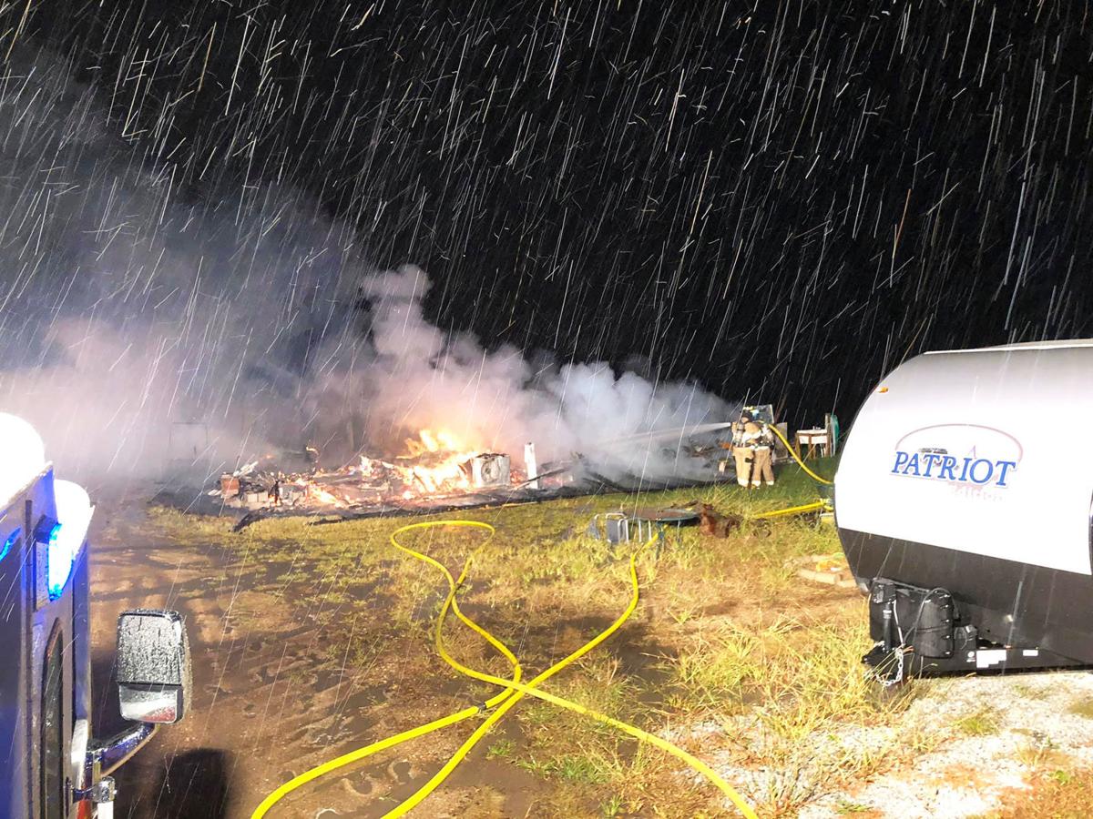 Cabin destroyed in Thursday fire