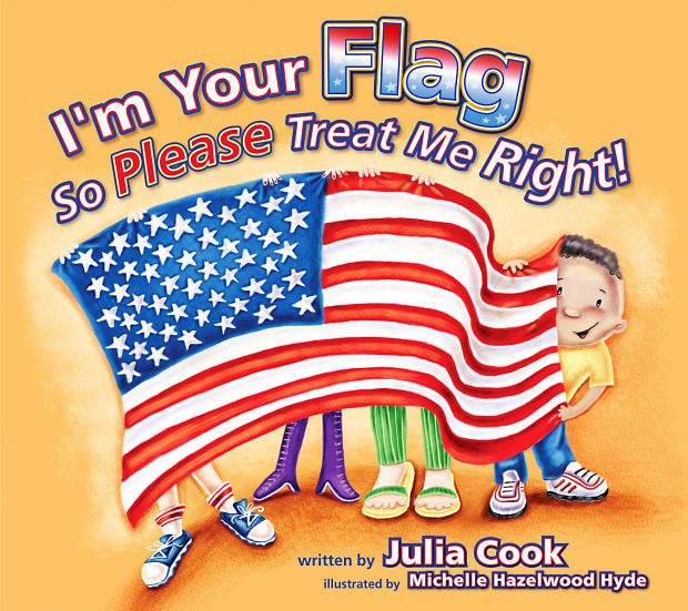 Julia Cook's new book teaches youth flag etiquette